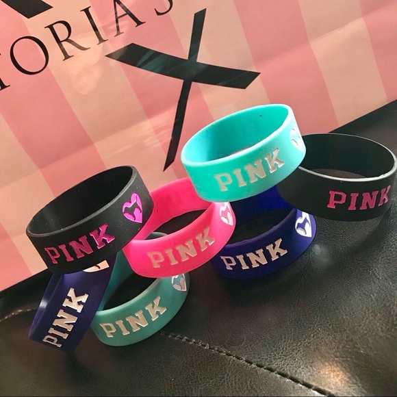 PINK Victoria's Secret | Jewelry | Bundle Of 4 Victorias Secret Vs Pink ...